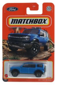 matchbox 2022 - 2021 ford bronco [blue] 34/100