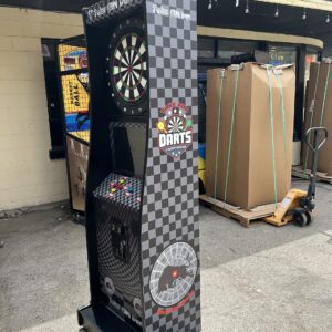 Coin Operated Electronic Dart Board- Heavy Duty for Commercial and Home Use with Both Coin and Free Play Option