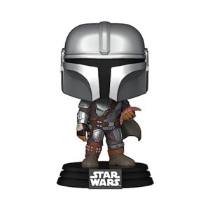 Funko Pop! Star Wars: The Book of Boba Fett - The Mandalorian with Pouch