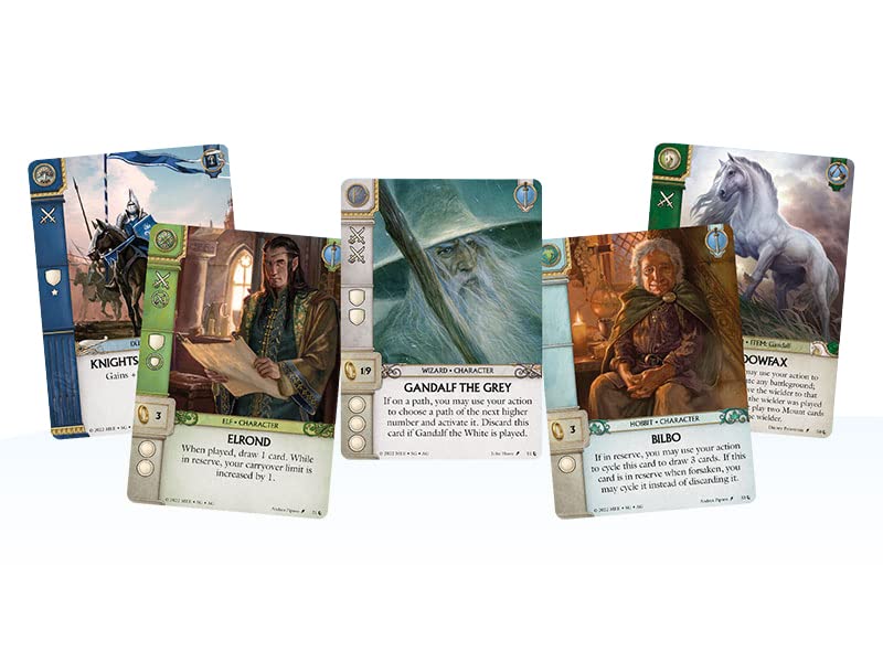 Ares Games War of The Ring: The Card Game – 60+ Minutes of Gameplay for 2-4 Players – Card Games for Teens and Adults Ages 13+ - English Version