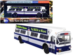 flxible fishbowl/new looks diecast bus new york city transit authority, new york 1:87-ho scale iconic replicas new in the box