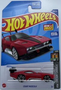 hot wheels 2022 - count muscula - hw dream garage [red] 2/5 - 83/250