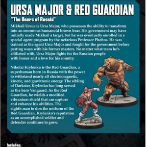 Atomic Mass Games Marvel: Crisis Protocol Red Guardian & Ursa Major Character Pack - Winter Guard Powerhouses, Tabletop Superhero Game, Ages 14+, 2 Players, 90 Minute Playtime, Made