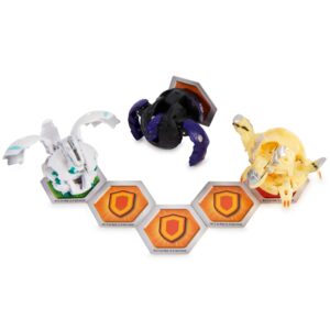 Bakugan Legends Starter 3-Pack, Gorthion Ultra with Leonidas and Viloch, Collectible Action Figures, Ages 6 and Up