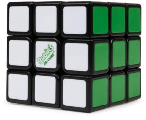 rubik's cube, re-cube, the original 3x3 cube made with 100% recycled plastic 3d puzzle fidget cube stress relief travel game, for ages 8+