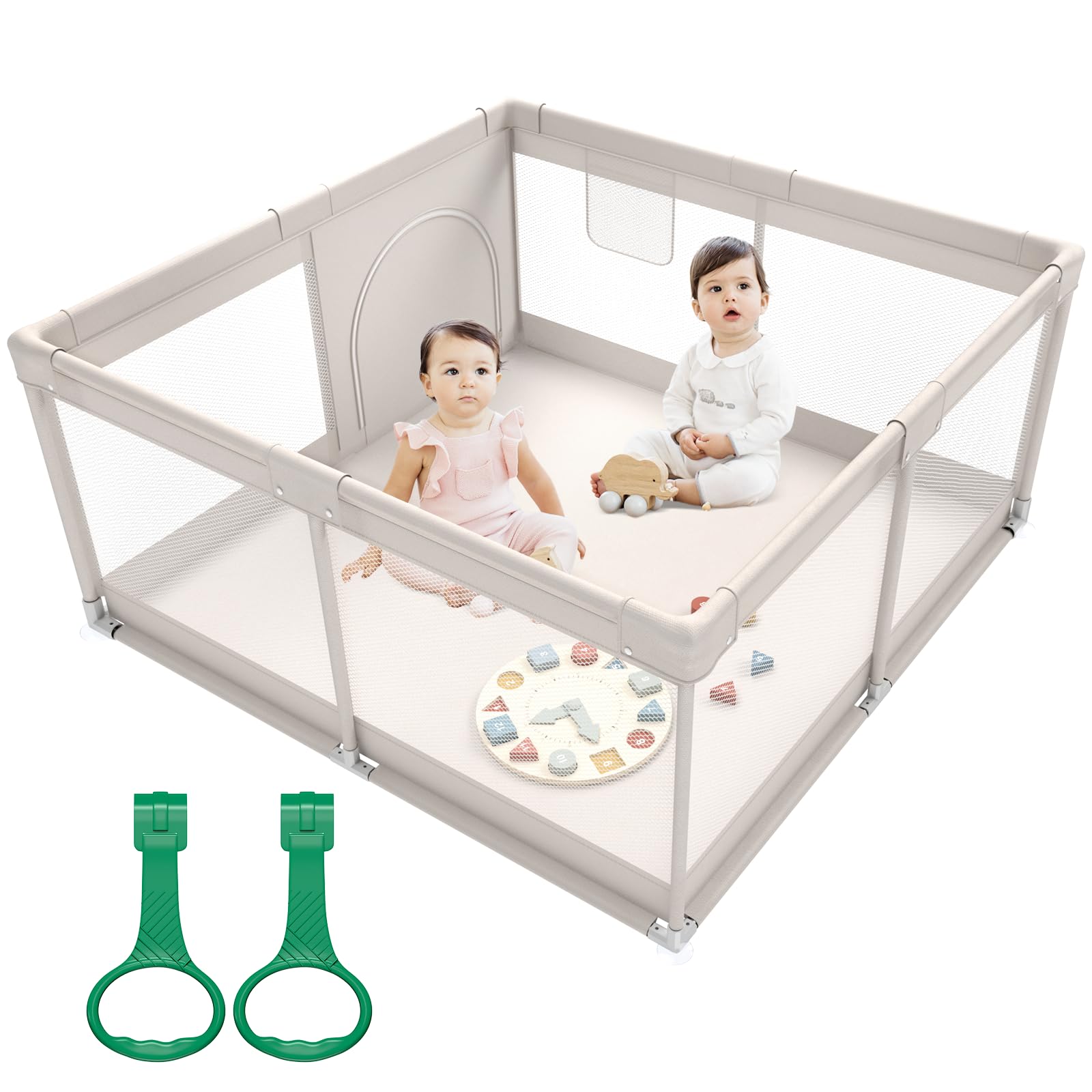 Baby Playpen,Playpen for Babies and Toddlers, Play Pen for Kids, Play Pen for Babies and Toddlers (47 * 47 inch playpen Without mat)