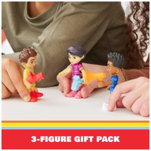 Disney Junior Firebuds Action Figures Gift Pack with 3 Collectible Kids Toys: Bo, Jayden and Violet and Accessories, for Ages 3 and up