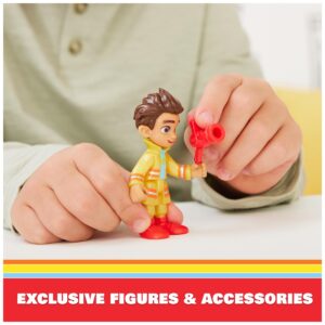 Disney Junior Firebuds Action Figures Gift Pack with 3 Collectible Kids Toys: Bo, Jayden and Violet and Accessories, for Ages 3 and up