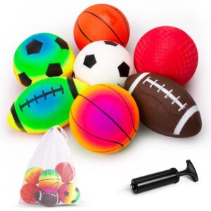 everich toy balls for toddlers 1-3 balls for kids toddler ball toddler sports balls - set of 7 sports balls,ball toys for toddlers 1-3,baby sports balls