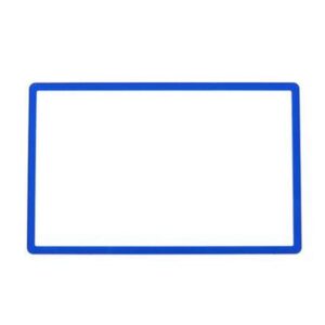 Glass Up Screen Lens with Adhesive for 2DS Console Replacement (Blue)