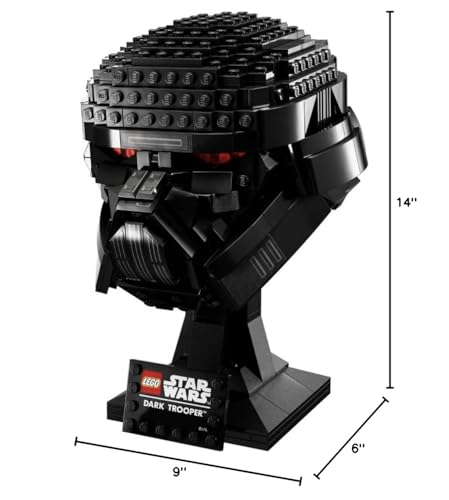 LEGO Star Wars Helmet Bust Building Set Collection + Grogu (Baby Yoda Keychain) Exclusive Bundles (Dark Trooper Helmet + Grogu (Baby Yoda) Keychain)