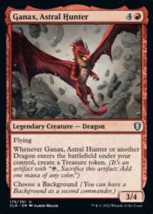 magic: the gathering - ganax, astral hunter (176) - foil - battle for baldur's gate