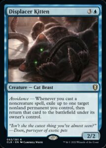 magic: the gathering - displacer kitten (063) - battle for baldur's gate