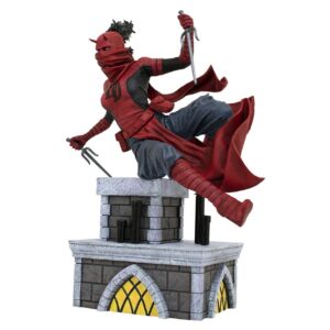 marvel gallery: comic elektra as daredevil pvc statue