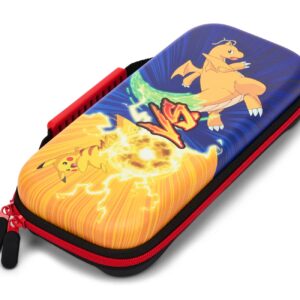 PowerA Protection Case for Nintendo Switch - OLED Model, Nintendo Switch and Nintendo Switch Lite - Pokémon: Pikachu vs. Dragonite, Protective Case, Gaming Case, Console Case, Accessories, Storage, Officially licensed