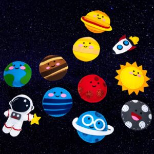 Coco&Estee Solar System Sewing Kit for Kids, Make Your Own Stuffed Animal Kit, Kids Sewing Kit for Beginners, Embroidery Kit for Kids, Plush Crafts for Kids