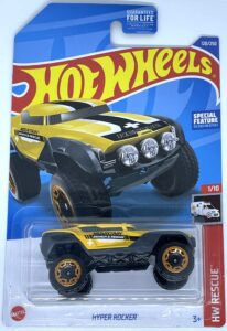 hot wheels 2022 - hyper rocker - yellow - hw rescue 1/10