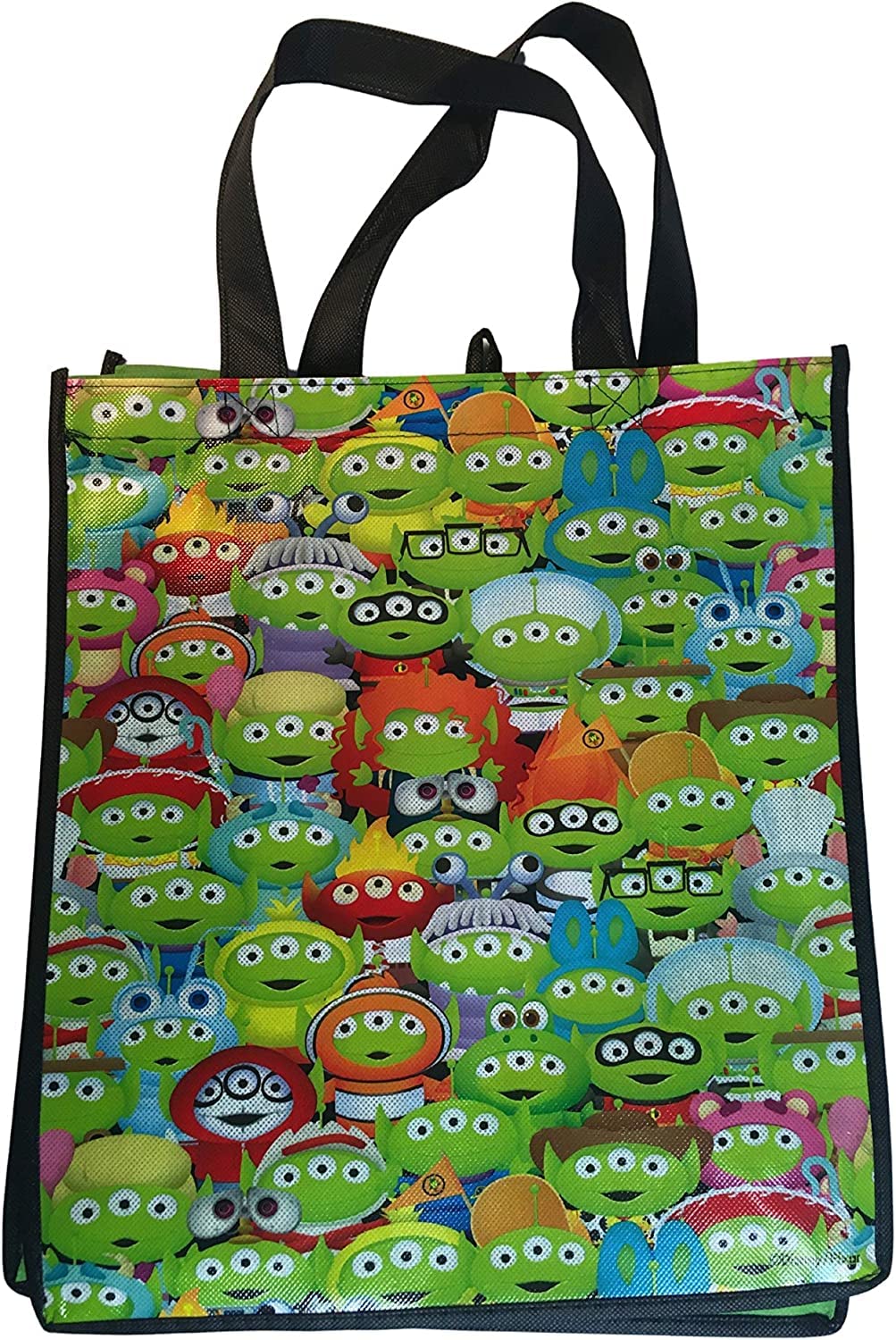 Legacy Licensing Partners Disney's Pixar Toy Story Aliens Dressed as Pixar Characters Large Reusable Tote Bag Multi