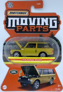 matchbox 2022 - moving parts - 1975 range-rover [yellow]