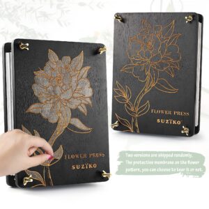 Suziko Large Flower Press with Photo Frame,Plant Pressing Kit for Adults Measures 11.8" x 8.7" 6 Layers, Fast Making Pressed Plant, Great Gift for Mothers Day Gifts