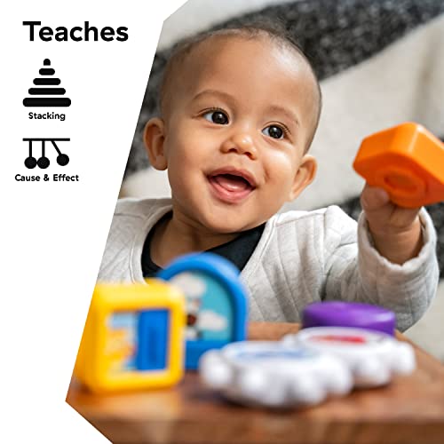 Baby Einstein Connectables 20 Piece STEAM Magnetic Blocks Learning Toys Numbers Colors Animals for Baby 6 Months+ Toddler 1 2 3 4 5 Year Old