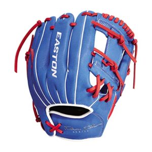 Easton | FUTURE ELITE Baseball Glove | 11" | I-Web | Right Hand Throw | Royal/Red