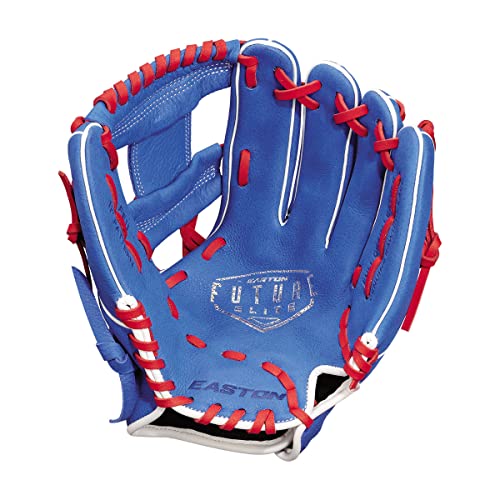 Easton | FUTURE ELITE Baseball Glove | 11" | I-Web | Right Hand Throw | Royal/Red