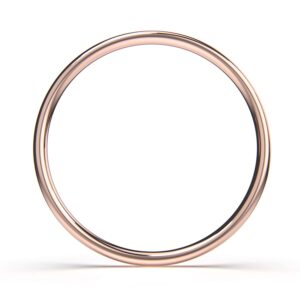 1mm thin smooth stacking skinny ring in sterling silver, gold, or rose gold | comfort fit | sizes 2-12 (2, 14k rose gold fill)