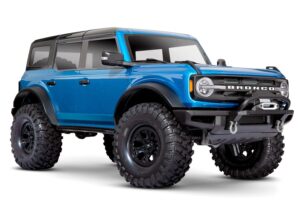 trx-4 scale and trail® crawler with 2021 ford® bronco body: blue