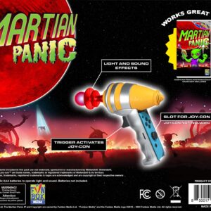 Martian Panic Alien Blaster works with Martian Panic Nintendo Switch