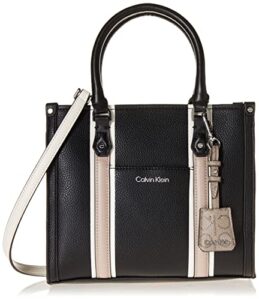 calvin klein beckah novelty crossbody, black/goat