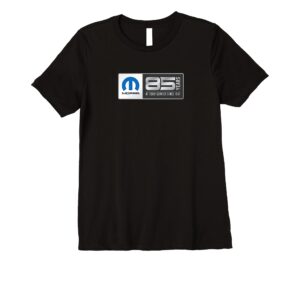 mopar 85th anniversary logo premium t-shirt