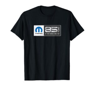 mopar 85th anniversary logo t-shirt