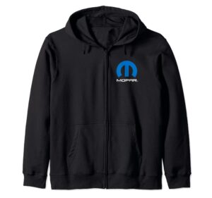 mopar logo zip hoodie