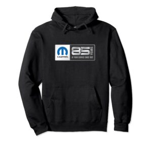 mopar 85th anniversary logo pullover hoodie