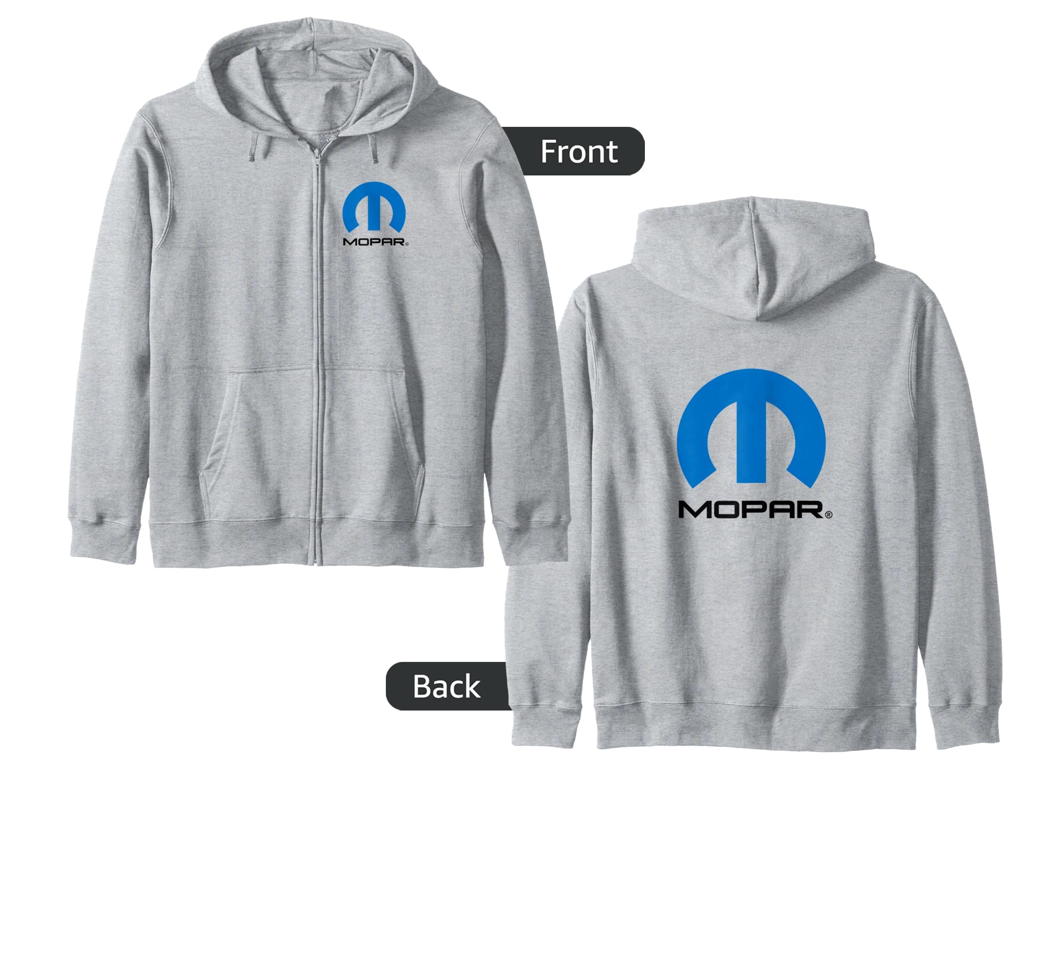 Mopar Logo Zip Hoodie