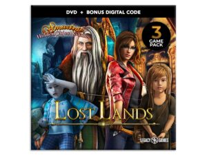 fantasy hidden object games - lost lands, 3 game dvd pack + digital download codes (pc)