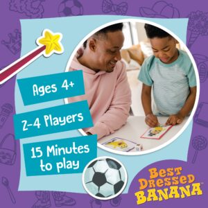 Peaceable Kingdom Best Dressed Banana Cooperative Board Game – Ideal for 2-4 Players Ages 4 and Up