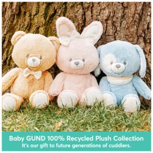 GUND Baby Sustainable Teddy Bear Plush, Stuffed Animal Made from Recycled Materials, Gift for Babies and Newborns, Brown, 13”