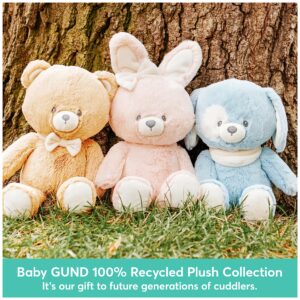 GUND Baby Sustainable Bunny Plush, Stuffed Animal Made from Recycled Materials, Gift for Babies and Newborns, Pink/Cream, 13”