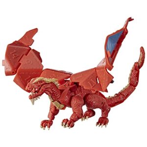 Dungeons & Dragons Honor Among Thieves D&D Dicelings Red Dragon Themberchaud Collectible, Monster Dice Converting Giant d20 Action Figures Role Playing Dice (F5211)