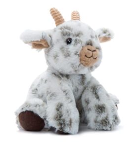 the petting zoo goat stuffed animal plushie, gifts for kids, wild onez wildlife barn animals, goat plush toy 9 inches