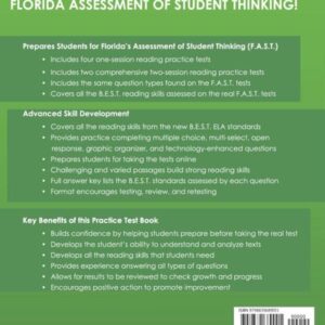 FLORIDA TEST PREP Ultimate Practice Test Book F.A.S.T. Reading Grade 3: Covers the New B.E.S.T. Standards