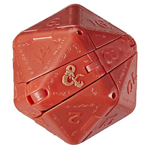 Dungeons & Dragons Honor Among Thieves D&D Dicelings Red Dragon Themberchaud Collectible, Monster Dice Converting Giant d20 Action Figures Role Playing Dice (F5211)