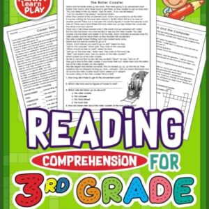 Reading Comprehension Grade 3: 100 Activities - Third grade reading comprehension workbook (Reading Comprehension Grade 1, 2, 3 Series)