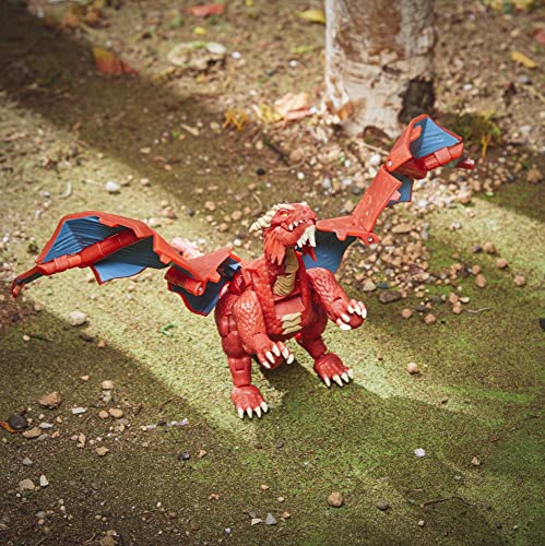 Dungeons & Dragons Honor Among Thieves D&D Dicelings Red Dragon Themberchaud Collectible, Monster Dice Converting Giant d20 Action Figures Role Playing Dice (F5211)