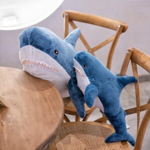 XIYUAN 40inch Shark Stuffed Animal Toy,Plush Shark Toys,Stuffed Animal Sharks,Soft Shark Cushion Pillow Shark Plush Pillow Stuffed Toy Throw Pillow for Home Decoration Kids Gift