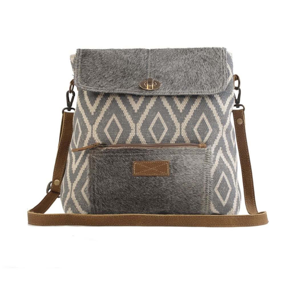 Myra Bag Grainy Gray Shoulder Bag S-2557