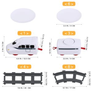 Sushi Train Toys - Child Day Rotating Sushi Bar Train Goes Around Train Toys Japanese Sashimi Plates Sushi Serving Tray for Child Days of Week DIY Sushi Making Supplies