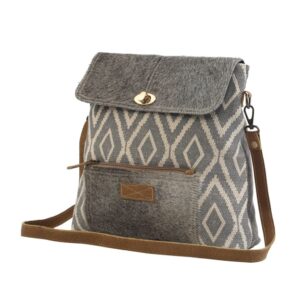 Myra Bag Grainy Gray Shoulder Bag S-2557